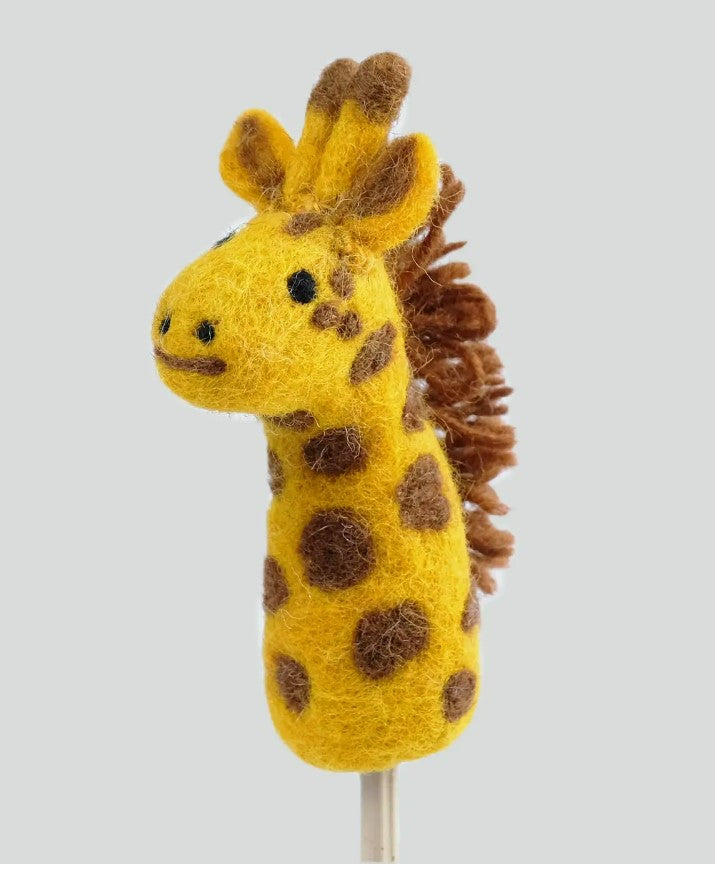 Giraffe Finger Puppet – Nested West